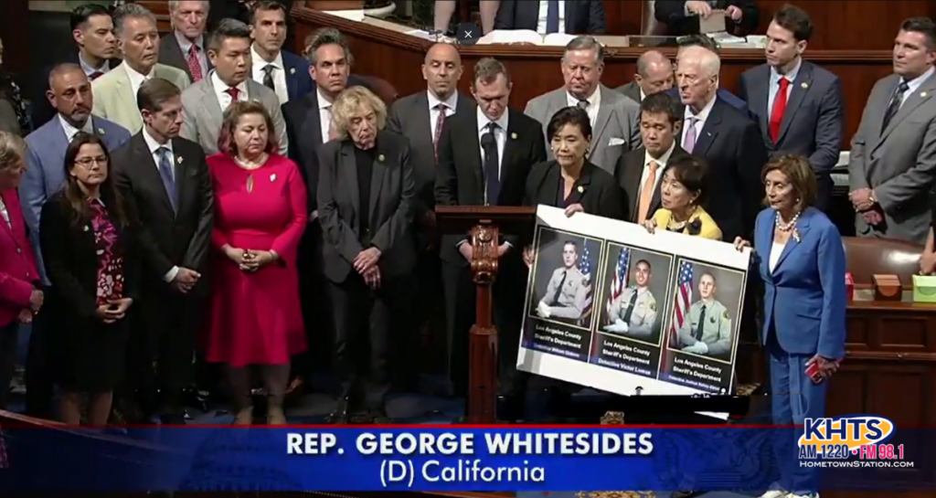 Rep. George Whitesides Honors Fallen LASD Sheriff's Deputies On House Floor